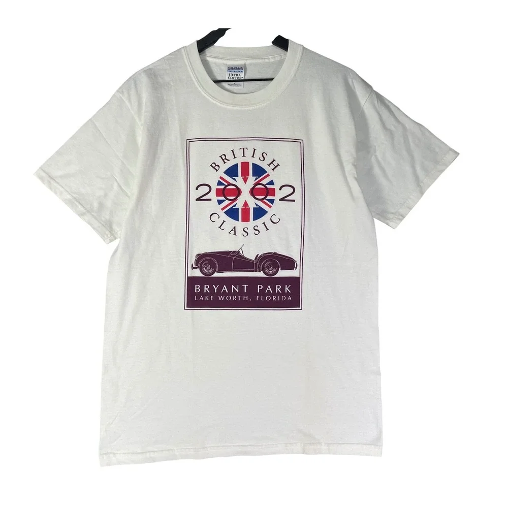 Gildan | Shirts | Vintage 202 British Classic Car Show T Shirt Mens M ...